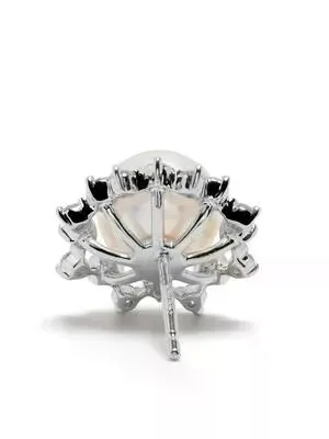 TASAKI 18kt White Gold Akoya Pearl And Diamond Earrings