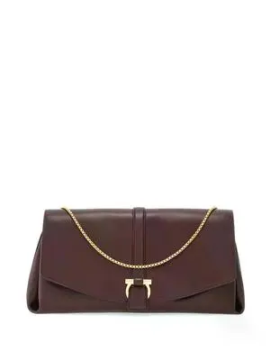 FERRAGAMO Leather Shoulder Bag - Red