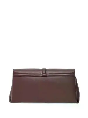 FERRAGAMO Oxblood Calf Leather And Lambskin Shoulder Bag - Red
