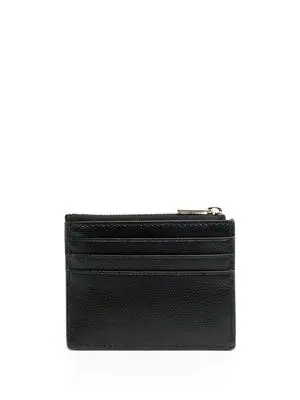 Furla Logo-plaque Leather Wallet - Black
