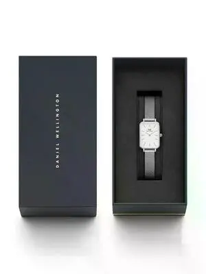 DANIEL WELLINGTON Quadro Pressed 20mm Stainless Steel Watch