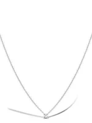 PRAGNELL 18kt White Gold Rockchic Diamond Solitaire Necklace