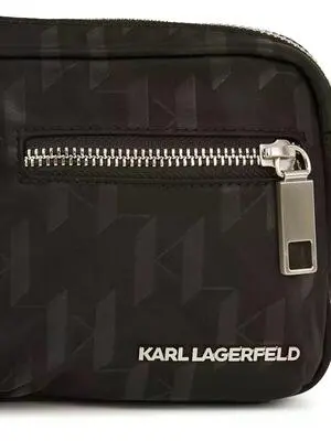 Karl Lagerfeld Logo Jacquard Belt Bag