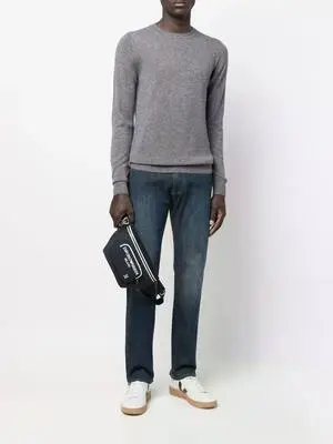 Emporio Armani Straight Leg Denim Jeans - Blue