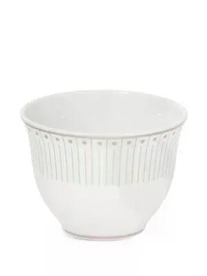 Christofle Malmaison Tea And Coffe Cups Set - White