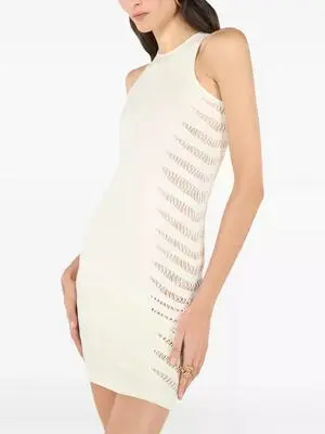Roberto Cavalli Ripped-effect Mini Dress