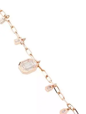 Shay 18kt Rose Gold Diamond Drop Necklace