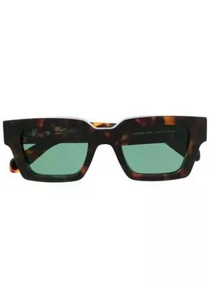 Off-White Square-frame Sunglasses - Brown
