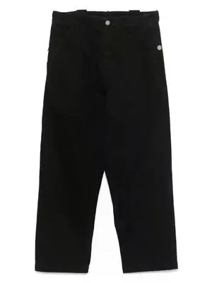 Isabel Benenato Engraved Button Jeans