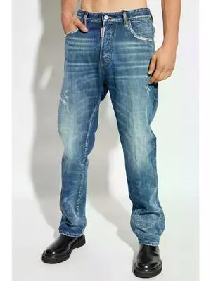 Dsquared2 Layered Distressed Denim Jeans