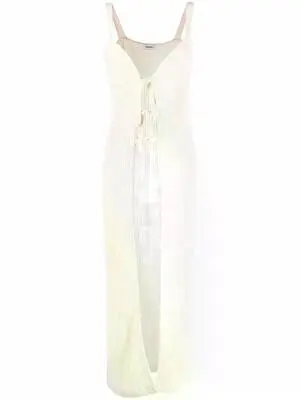 Nanushka Long Sleeveless Knit Vest - Neutrals