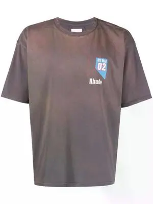 Rhude O2 Off-road Print Cotton T-shirt