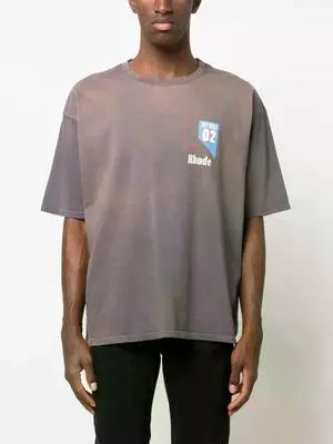 Rhude O2 Off-road Print Cotton T-shirt