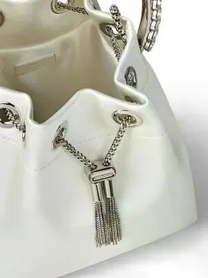 JIMMY CHOO Bon Bon Bucket Bag - Silver
