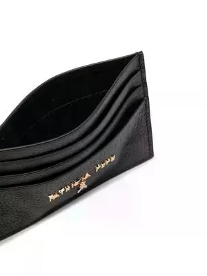 Patrizia Pepe Fly Logo-plaque Card Holder - Black