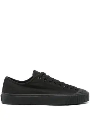 PAURA Logo-embroidered Lace-up Sneakers - Black