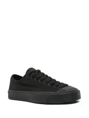 PAURA Logo-embroidered Lace-up Sneakers - Black
