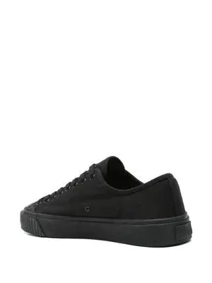 PAURA Logo-embroidered Lace-up Sneakers - Black