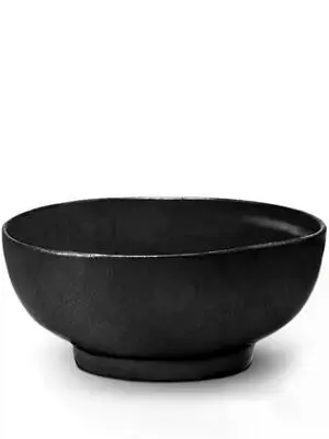 L'Objet Terra Porcelain Sauce Bowl - Black