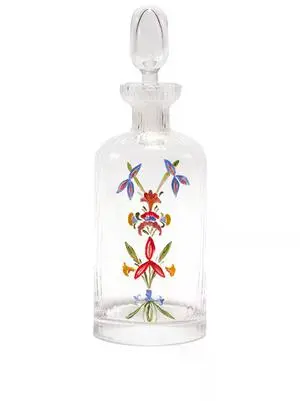 CABANA Murano Gulistan Glass Oil Bottle - White