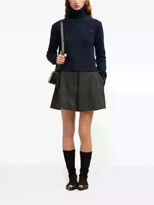 AMI Paris De Coeur Cashmere Roll Neck Sweater