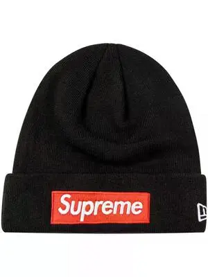 Supreme X New Era Box-logo Beanie - Black
