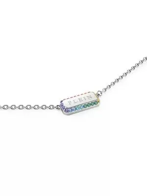Philipp Plein Crystal Embellished Necklace