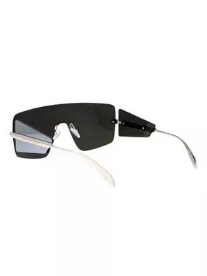 Alexander McQueen Mirrored Shield-frame Sunglasses