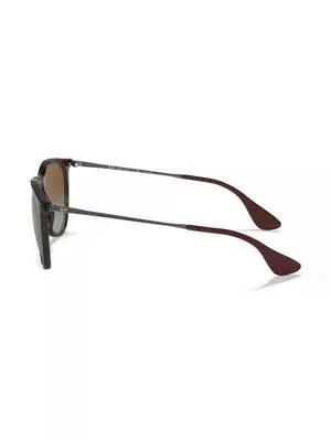 Ray-ban Erika Tortoiseshell Round Frame Sunglasses - Brown