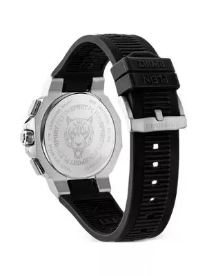 PLEIN SPORT Chronograph Watch With Stainless Steel Case And Rubber Strap