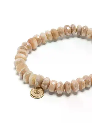 SYDNEY EVAN 14kt Yellow Gold Evil Eye Beaded Bracelet