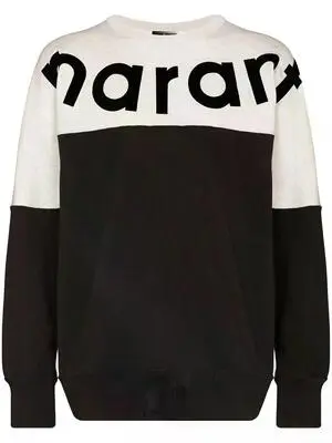 MARANT Howley Two-tone Sweatshirt - Black