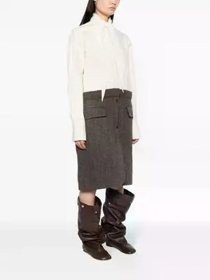 UMA WANG Long-sleeve Shirt Midi Dress