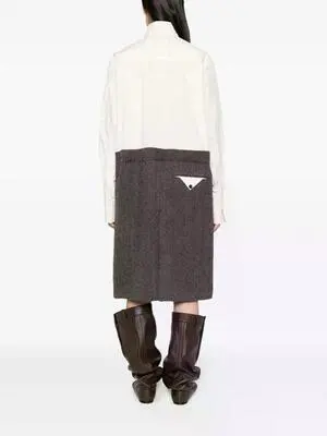 UMA WANG Long-sleeve Shirt Midi Dress