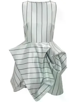 JW Anderson Sleeveless Peplum Minidress - Grey
