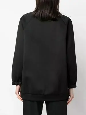 Max Mara Logo-embellished Long-sleeved Sweater