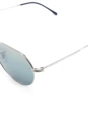 Ray-ban Octagonal Tinted Sunglasses - Silver