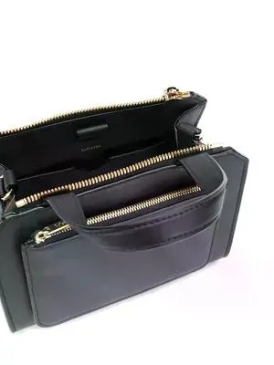 VALEXTRA Mini Tote Bag - Black
