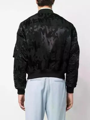 Alexander McQueen Logo-print Bomber Jacket