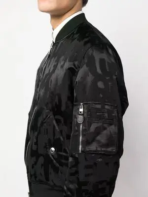 Alexander McQueen Logo-print Bomber Jacket
