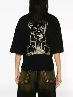 BARROW Logo-embroidered T-shirt - Black