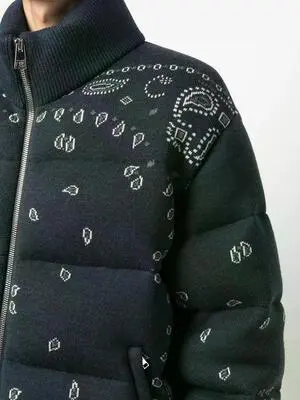 Alanui Printed Padded Jacket - Blue