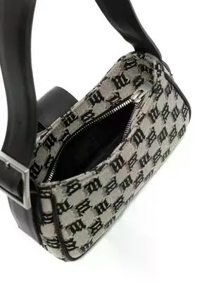 MISBHV Monogram Pattern Shoulder Bag - Neutrals