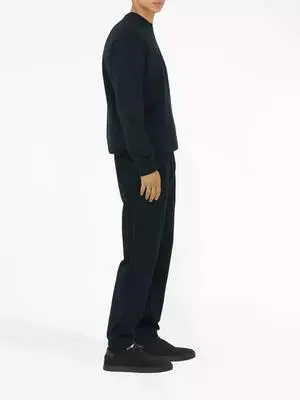 Burberry Ekd-embroidered Cotton Track Pants