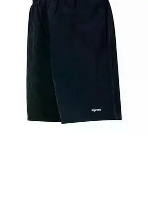 Supreme Logo-print Water Shorts - Black