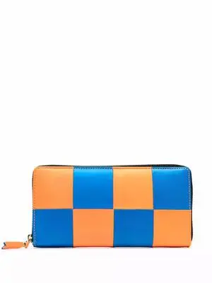 Comme Des Garçons Cdg Fluo Squares Wallet - Orange