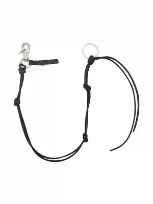 Our Legacy Ladon Leather Keyring - Black