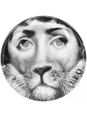 FORNASETTI Tema E Variazioni N.352 Leo Wall Plate - Black