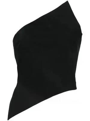 Alexander Wang Asymmetric Strapless Top - Black
