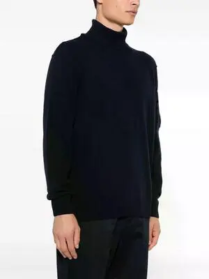 C.P. COMPANY Lens-detail Sweater - Blue